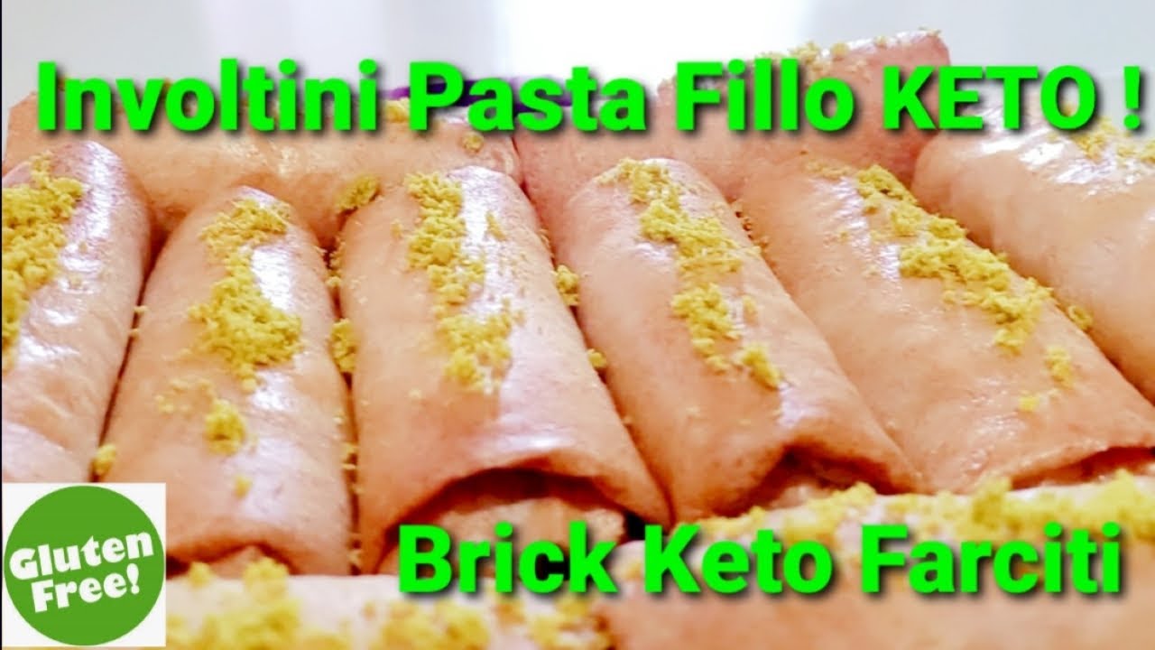 Involtini Pasta Brick (Fillo ) KETO !! Farciti con Spinaci e Ricotta ...