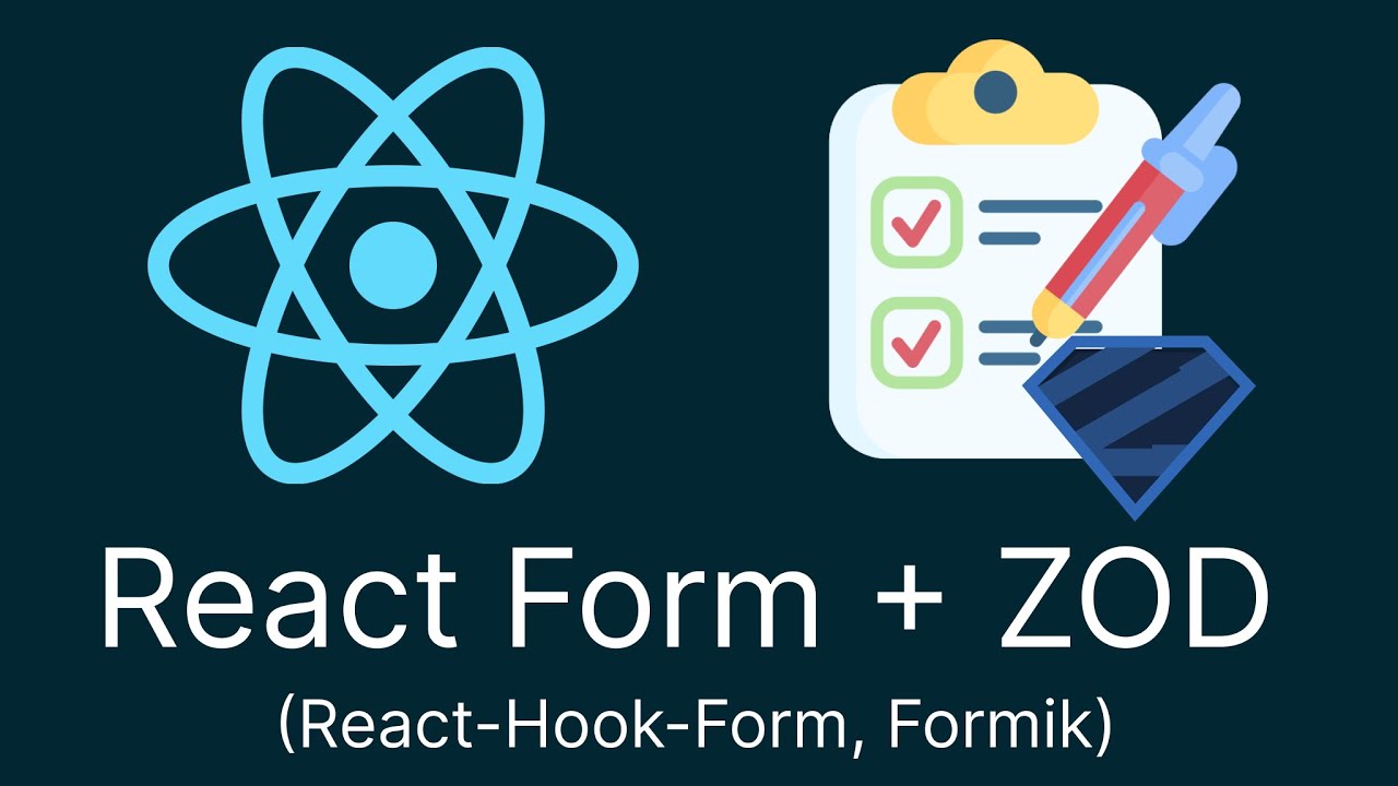 React教學 使用 Zod 進行表單驗證 React Hook Form、formik、zod Youtube