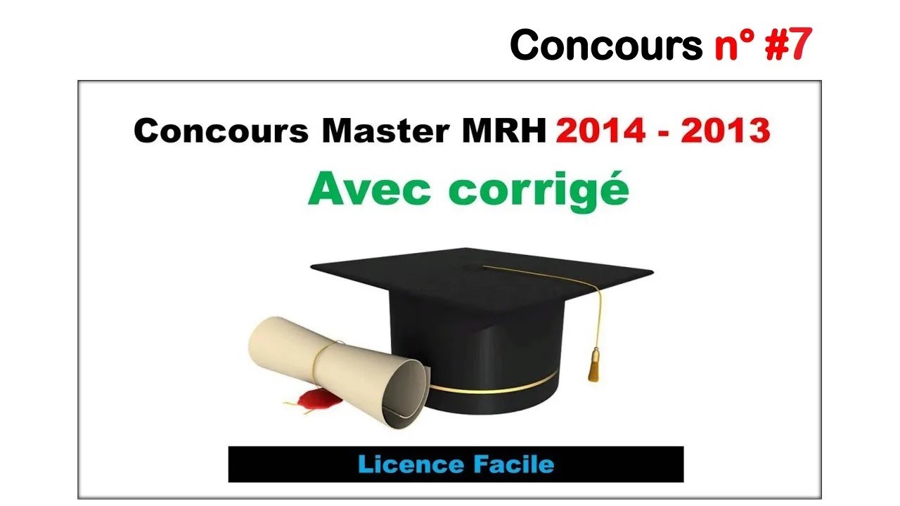 Concours n°7 Master Management des Ressources Humaines MRH Fsjes Agadir ...
