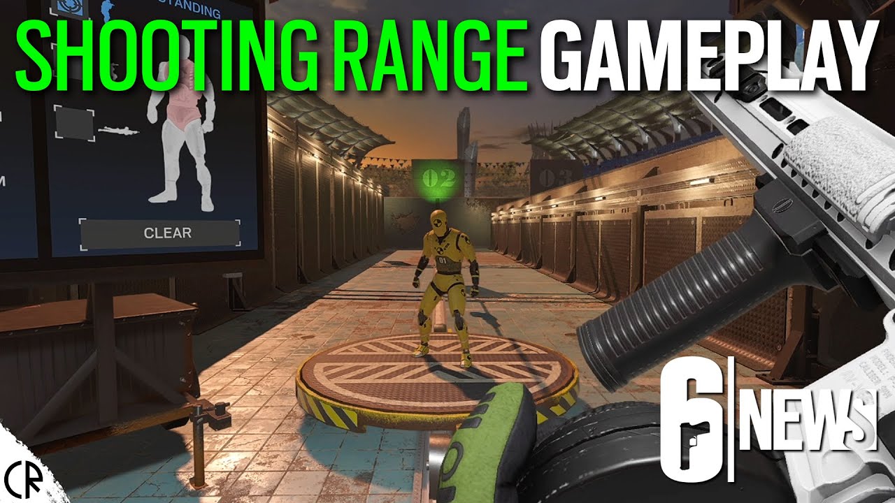 Shooting Range Gameplay - Vector Glare - 6News - Rainbow Six Siege ...