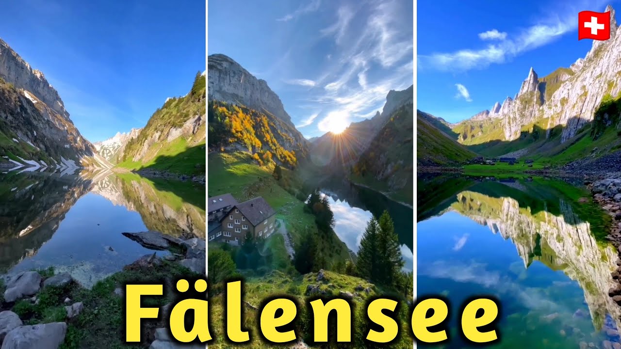 Fälensee Lake Switzerland - A Must See for Nature Lovers - YouTube