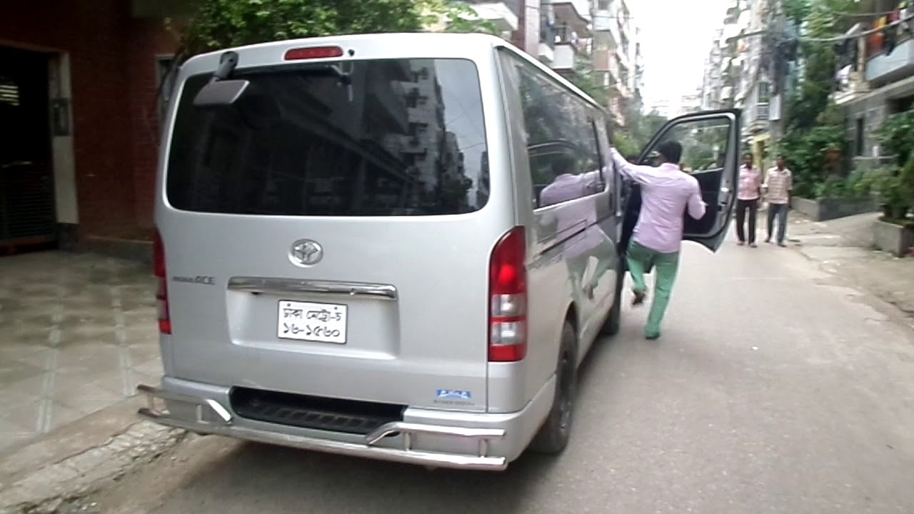 Hiace Microbus inside - YouTube
