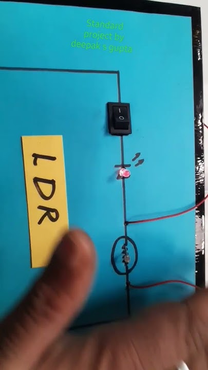 Ldr working model #ldrsensor #physicsmodel #schoolprojectideas # ...