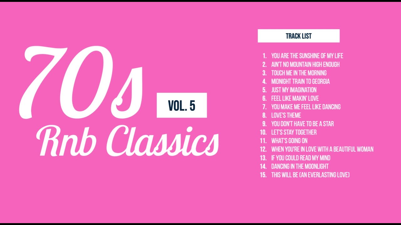 70s Volume 5 ....RNB Classics ....Stevie wonder..Marvin Gaye..al green ...