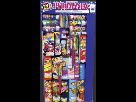 PYROMANIAC Assortment - TNT Fireworks - YouTube