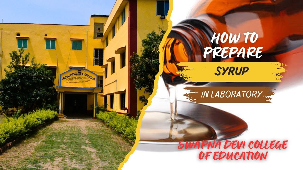 How to prepare a "SYRUP" in laboratory. - YouTube