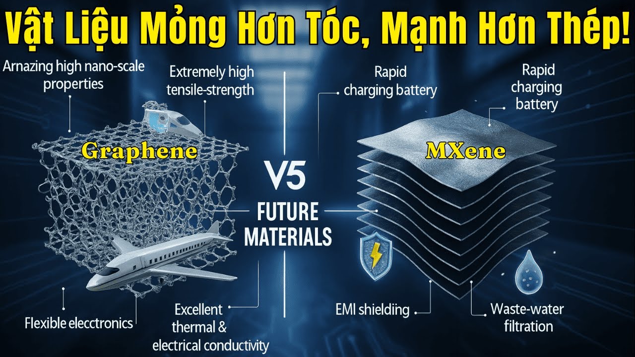 2 Siêu Vật Liệu Graphene & MXene: Sức Mạnh Có Thể Thay Đổi Tương Lai ...