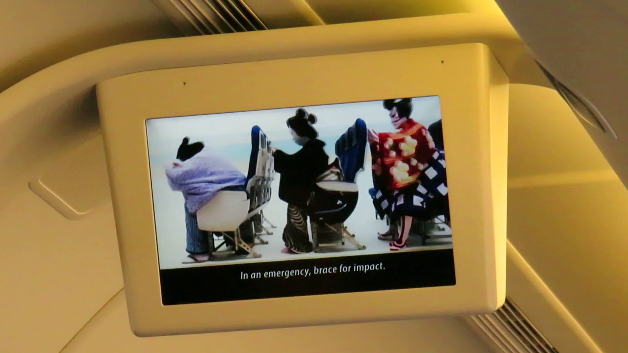 ANA safety demonstration video (Jan 1, 2019 ~ ) - YouTube