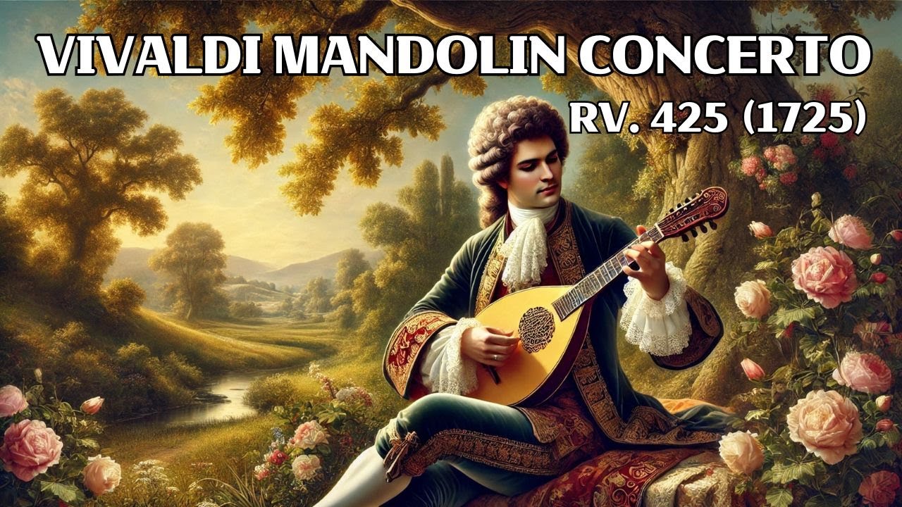 VIVALDI Mandolin Concerto, RV. 425 | A Serenade of Shimmering Strings ...