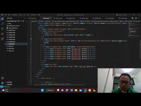 membuat grafik di vscode dengan php matplotlib - YouTube