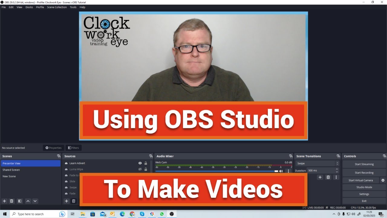 Using OBS Studio to Create Videos For Business & a Video Q&A Session - YouTube