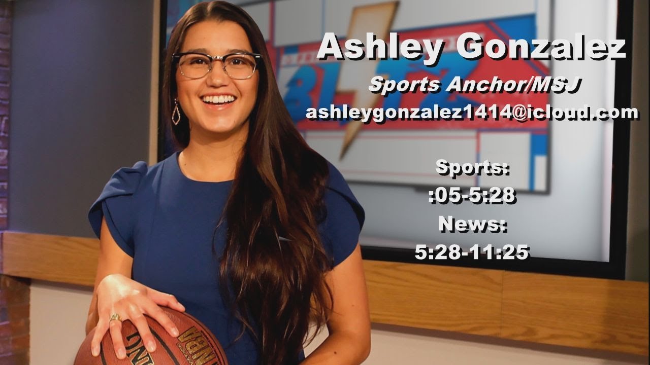 Ashley Gonzalez, Sports Anchor/MSJ Reel - YouTube