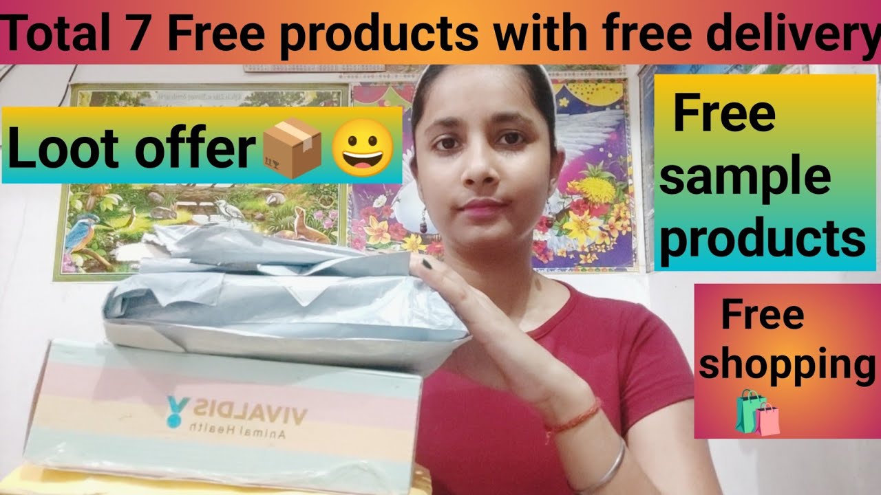 Total 7 Free sample products📦with free delivery🚚 || Loot offer || Free ...