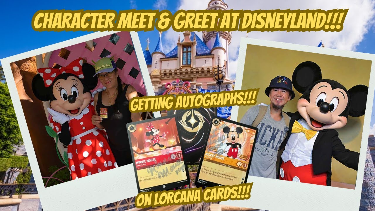 Character Meet & Greet at Disneyland | Getting Disney Characters ...
