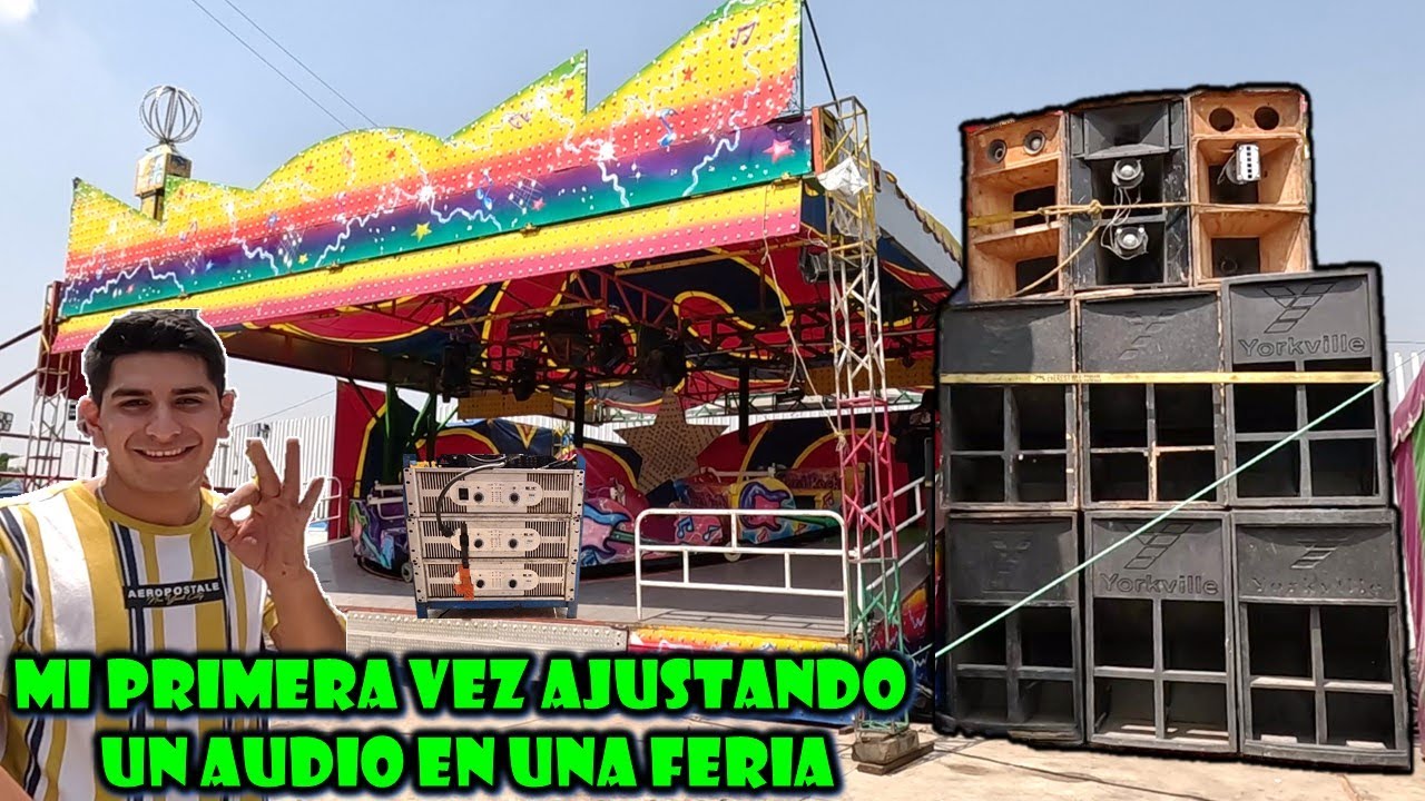 LO QUE NUNCA HABÍAS VISTO😱 del AUDIO de FERIAS🎢ASÍ se ESCUCHÓ ANTES y ...