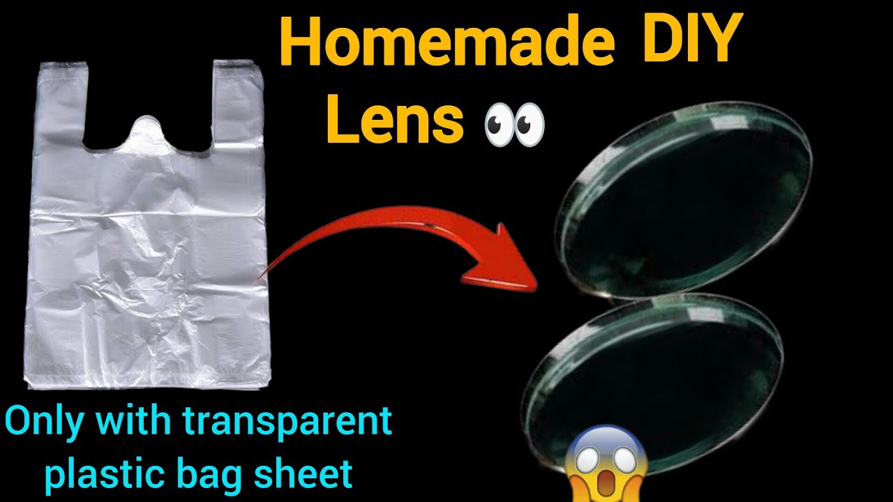 How to make Lens|| Diy Magnifying Glass || Homemade lenses || science ...