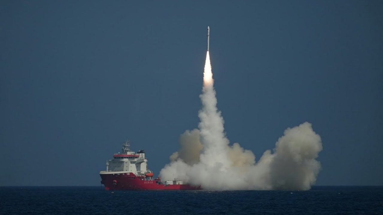 Прямая трансялция запуска ракеты Ceres 1S(Tianqi 33-36) - YouTube