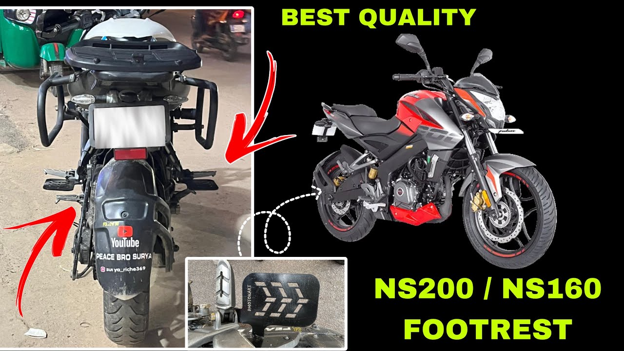 Quality Footrest For Pulsar Ns200 \ Ns160 - Available Here (Shipping ...