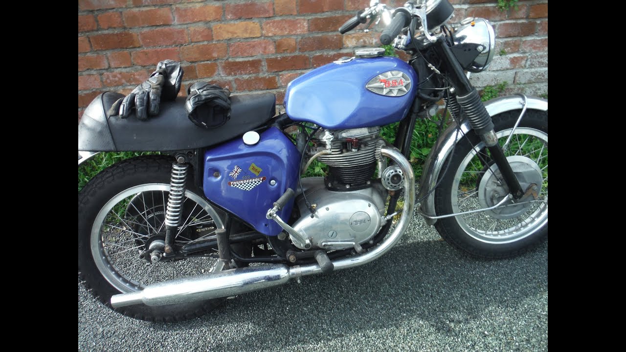 BSA A65T first video test ride after refitting the cylinder head - were ...