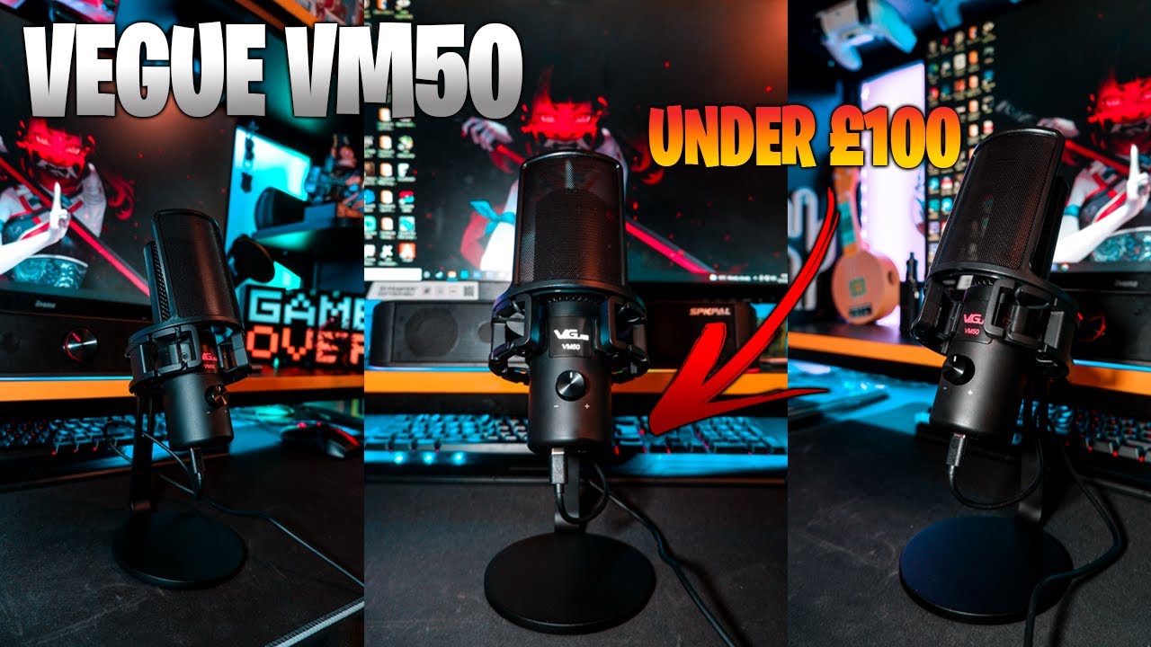 VeGue VM50 USB Condenser Microphone Review | Best Mic For Under £100 ...