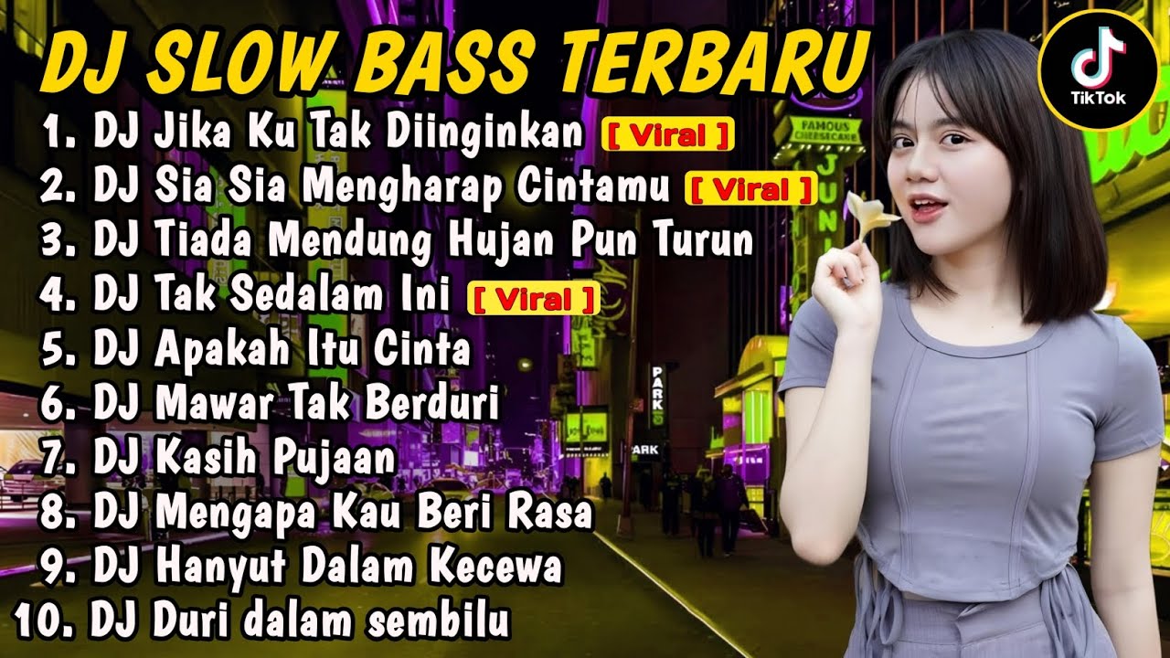 Dj Slow Bass Terbaru 2024 Dj Viral Tiktok Full Bass 🎵 Dj Jika Ku Tak