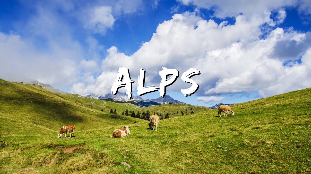 Flying Over the Alps - Relaxing Piano Music Along With Beautiful Nature ...