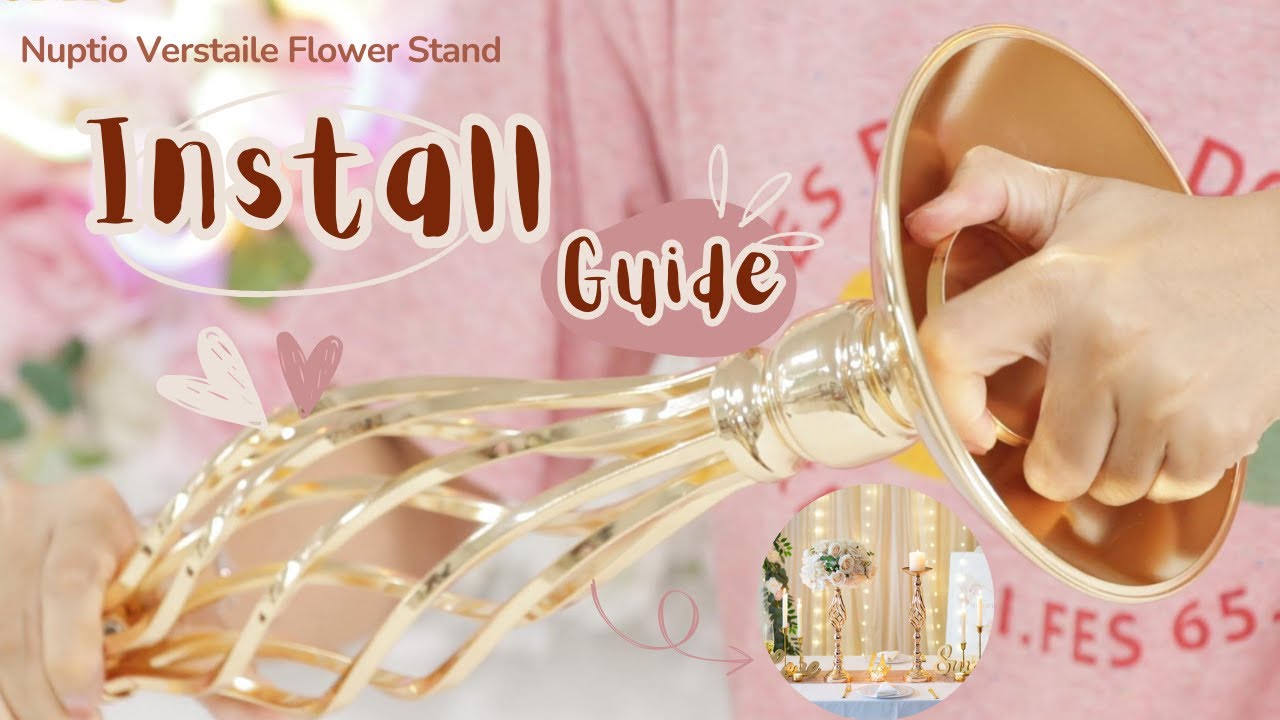 Wedding&Festive Centerpiece Inspo | Versatile Flower Stand install ...