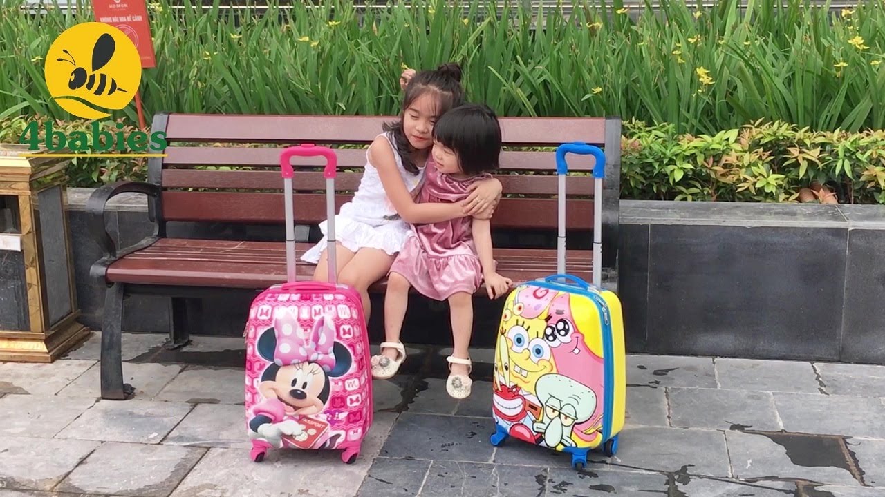 Vali du lịch trẻ em - Vali cho bé nhiều mẫu mã - Danhchobeyeu.com - YouTube
