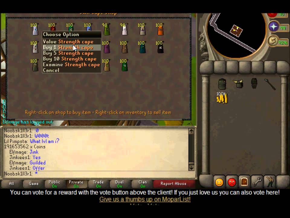 gettin 99 strengthn on ciberscape (RSPS) - YouTube