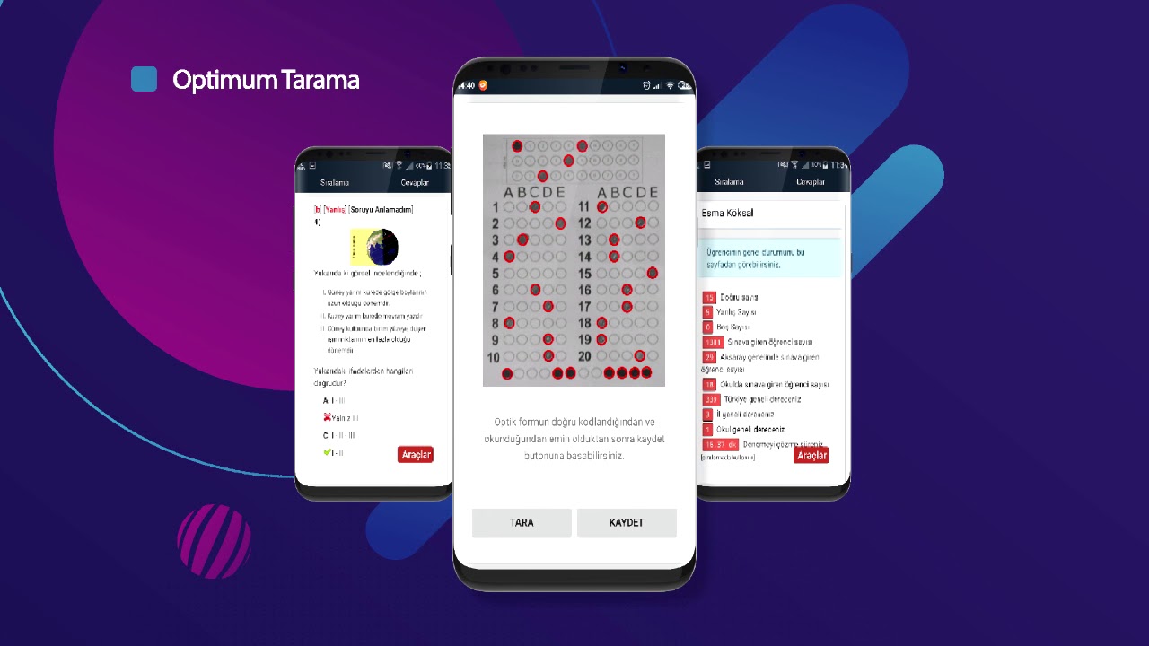Optik Form Okuyucu -Cep Telefonu Uygulaması- (Denemem.com) - YouTube