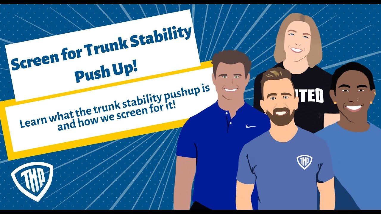 Let's Learn How To Do A TRUNK STABILITY PUSH UP! (Fitness) - YouTube