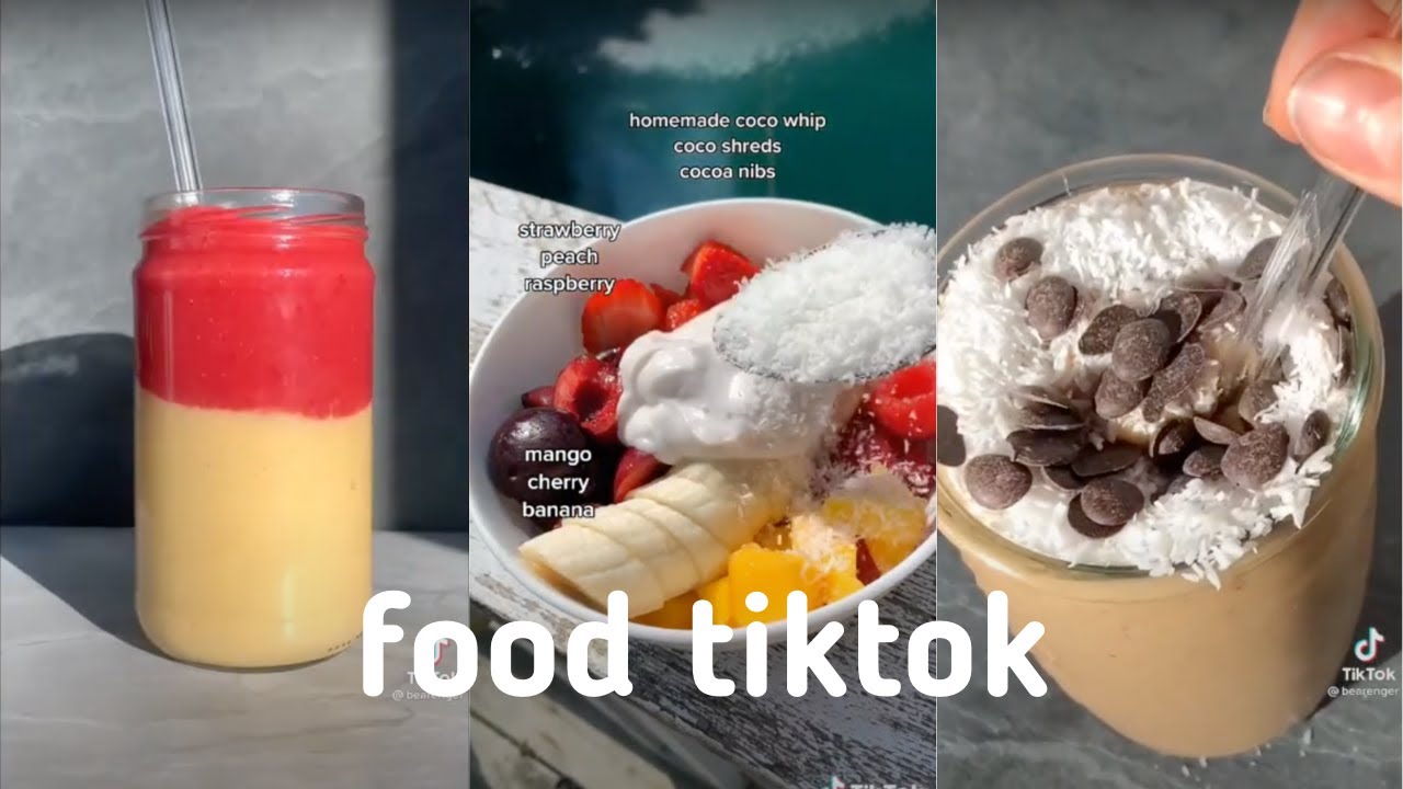aesthetic food recipes | tiktok compilation - YouTube
