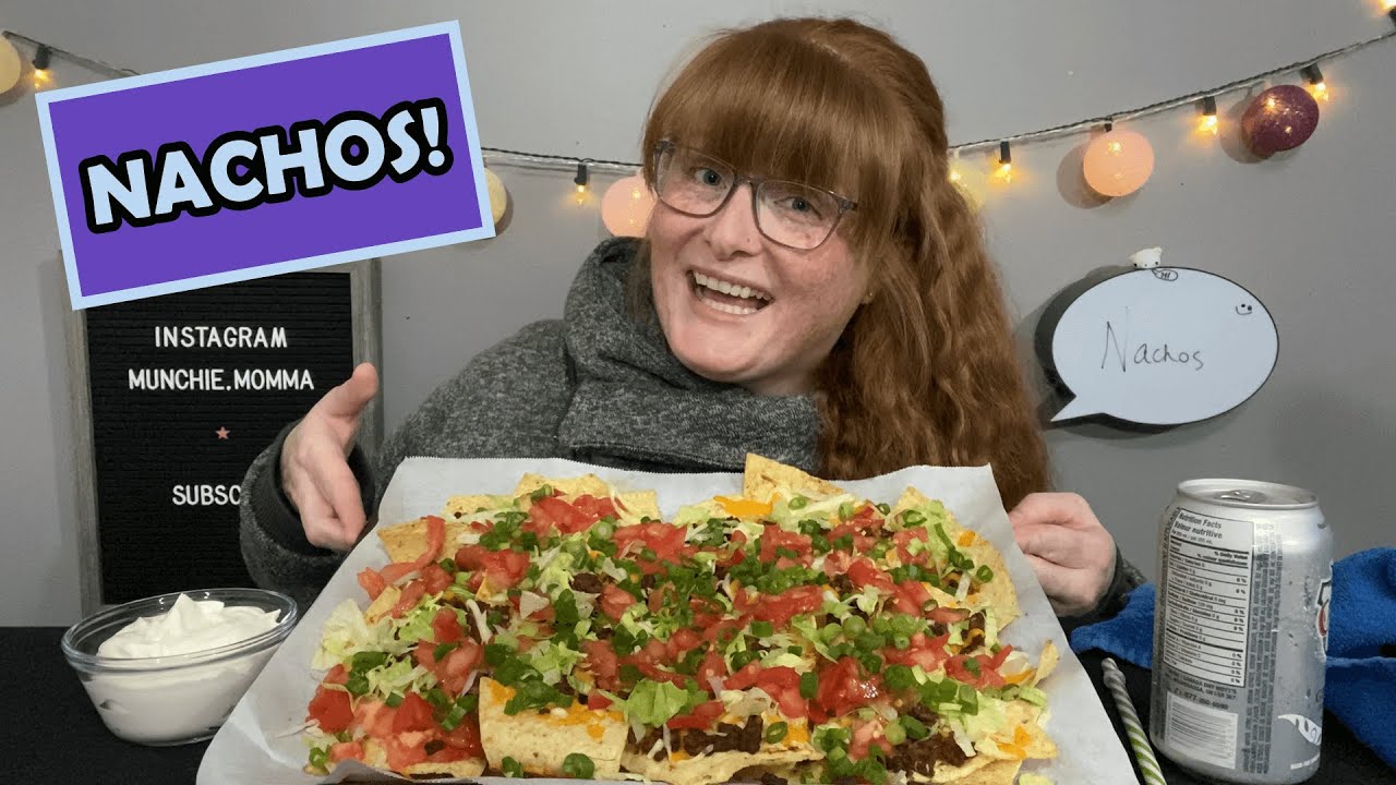 LOADED NACHOS | MUKBANG | EATING SHOW - YouTube