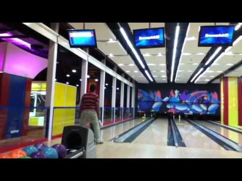 Buddu & Dad bowling @ inorbit mall - YouTube