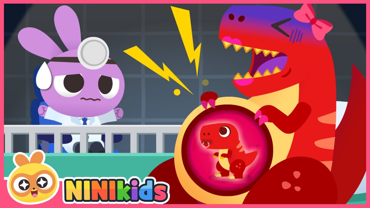 ¡Nacemos un bebé dinosaurio! | Madre de Tiranosaurus ir al hospital ...