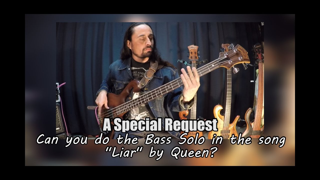 LIAR by Queen Bass SOLO Only | Special Request Jam | 1977 Carl Thompson ...