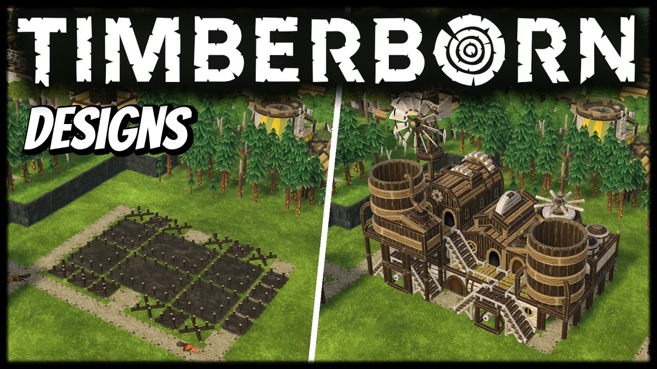 Timberborn Designs EP 9 💖 Efficient Modular Combination Design 💖 [ENG ...