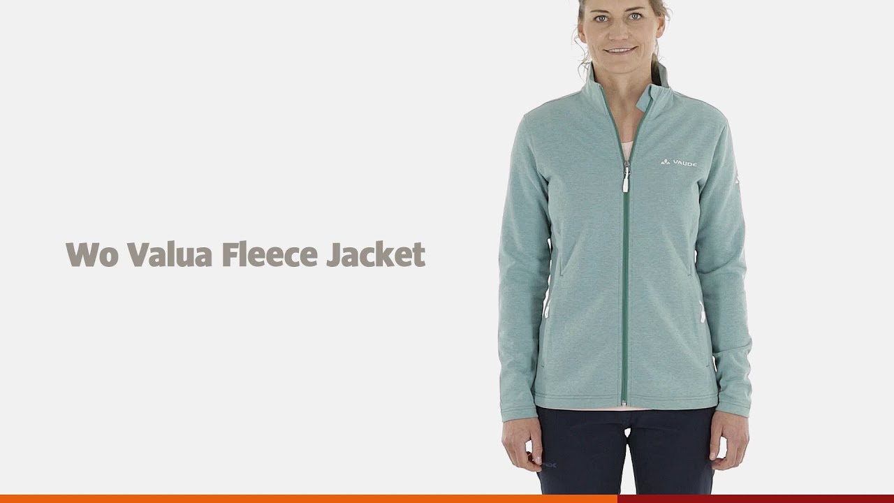 Womens Valua Fleece Jacket (English) | VAUDE - YouTube