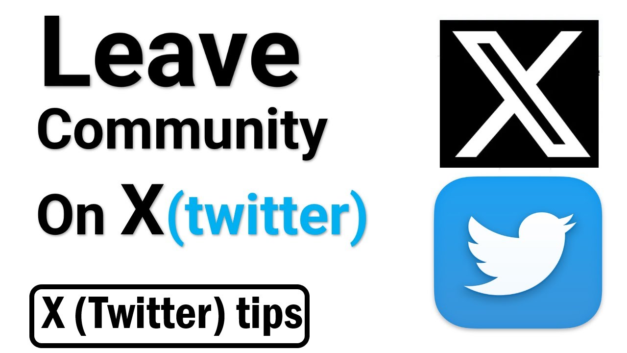 How to Leave Community on Twitter | How to Leave Community on X | How ...