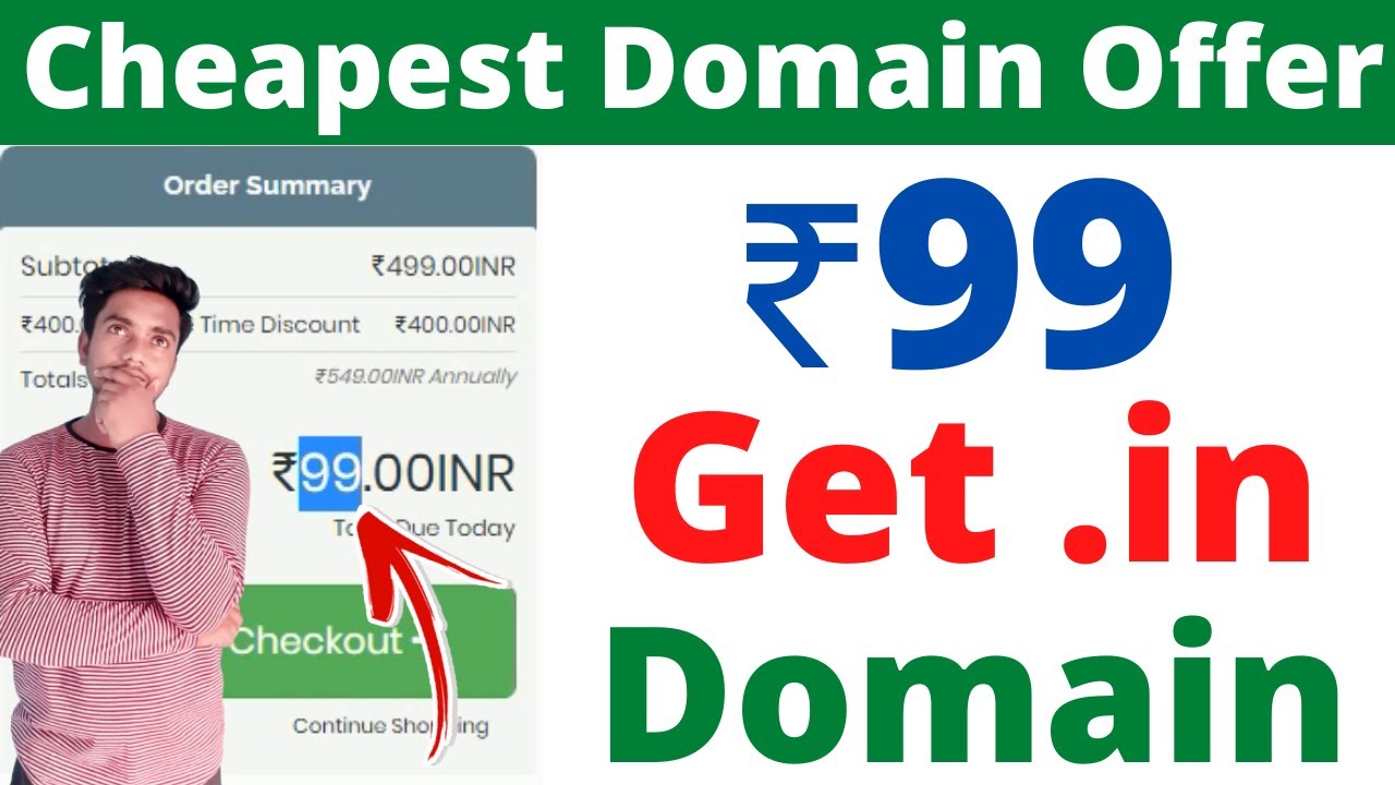Domain Loot Offer - Get .in Domain in Just @99 Rupees Only ...