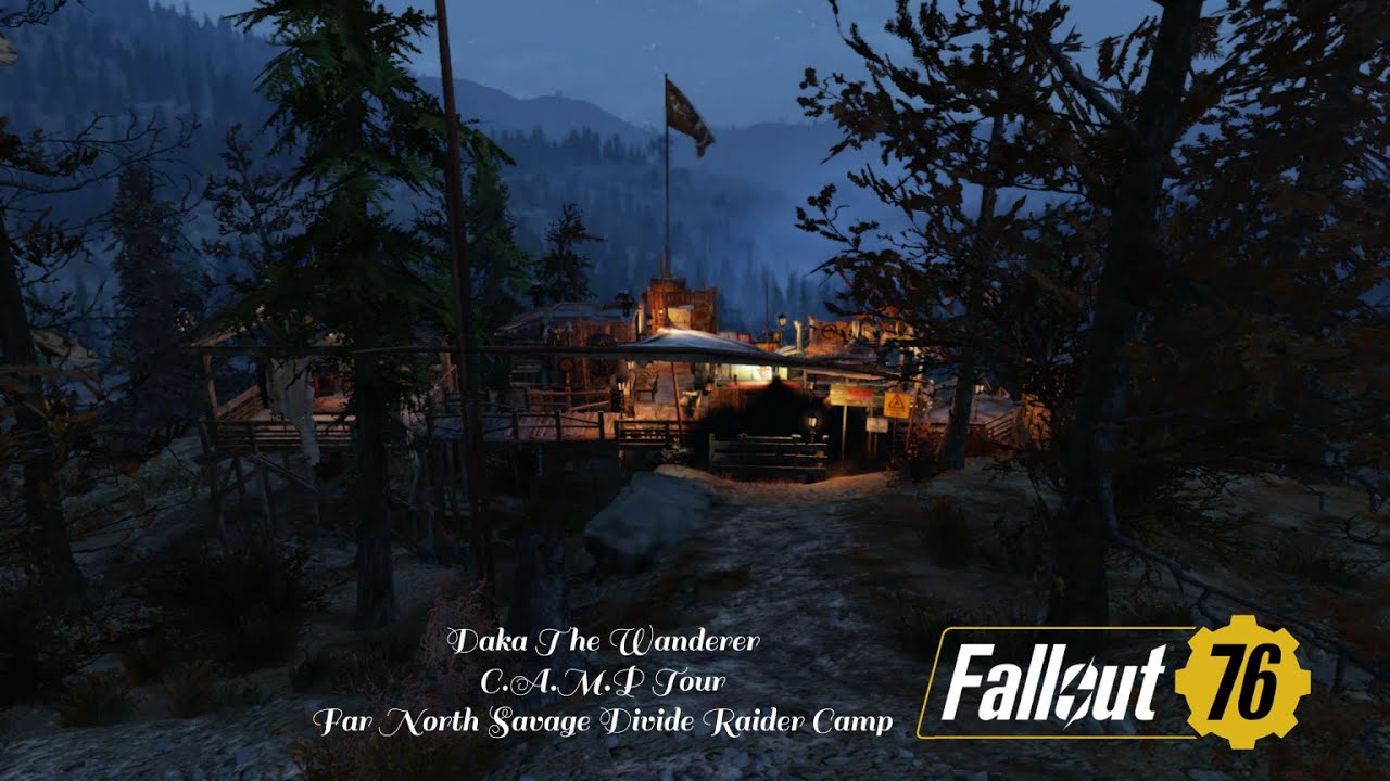 Savage Divide Raider Camp | Fallout 76 C.A.M.P - YouTube