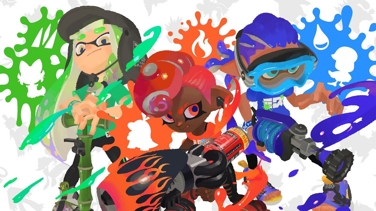 Splatoon 3 - 2nd Splatfest - Grass VS Fire VS Water (x Pokemon) - YouTube