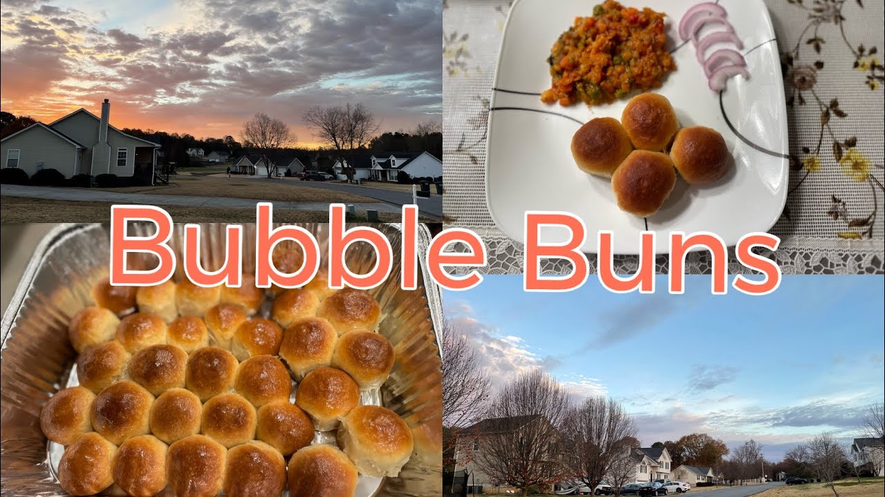 How to make easy bubble buns for kids lunch or dinner ||Beautiful ...
