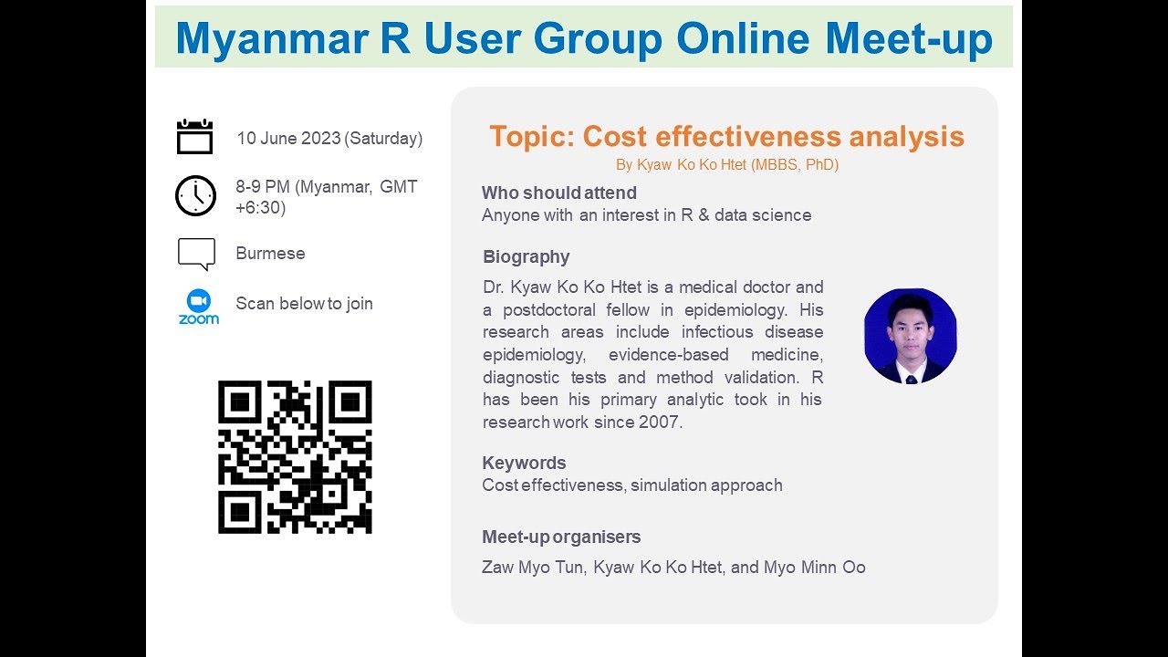 MRUG June meetup: Cost Effectiveness Analysis | Kyaw Ko Ko Htet - YouTube