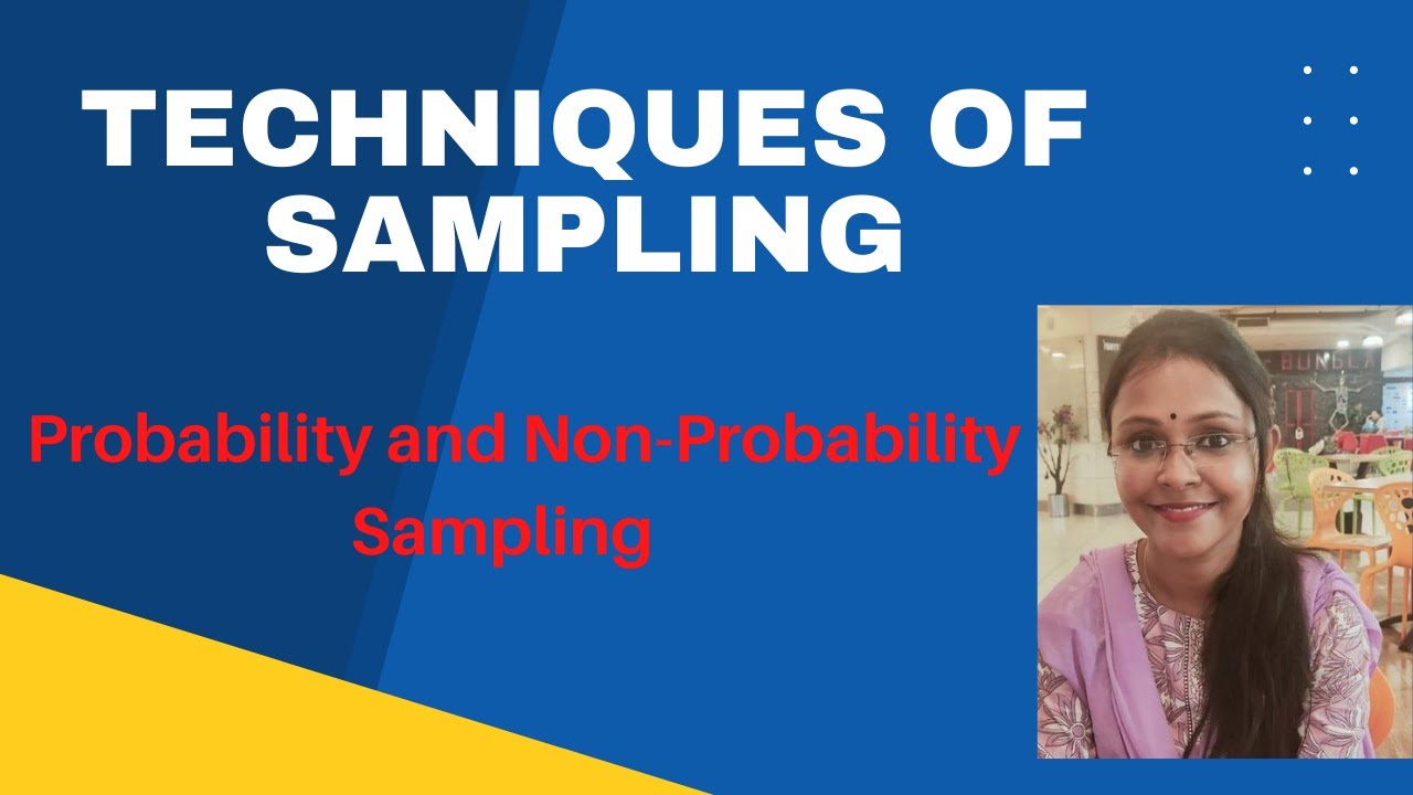 techniques of sampling(Probability and Non Probability Sampling) - YouTube