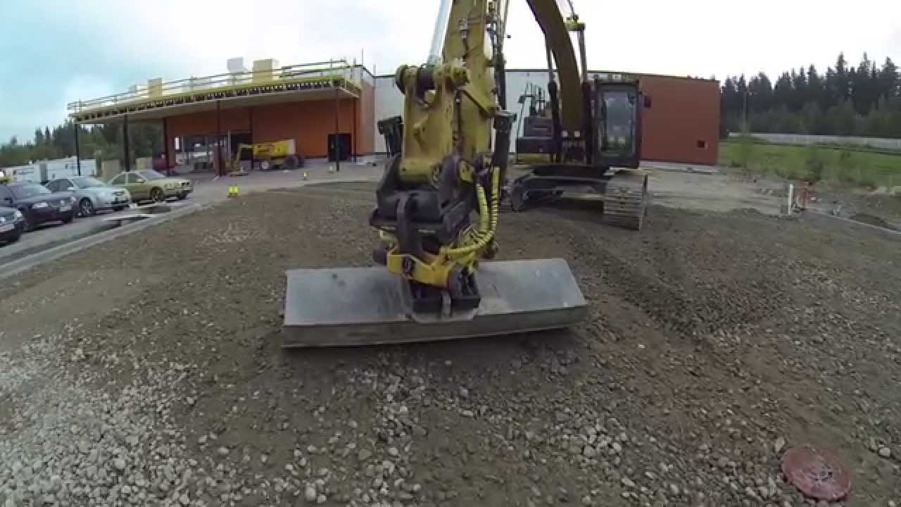 encon EC30 & CAT 329E ja leveä luiskakauha - YouTube