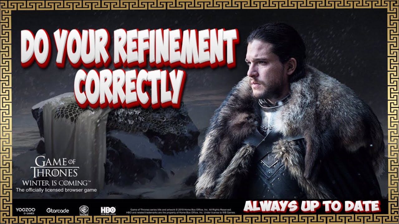 GOTWIC: How to pick your Refinement !!! - YouTube