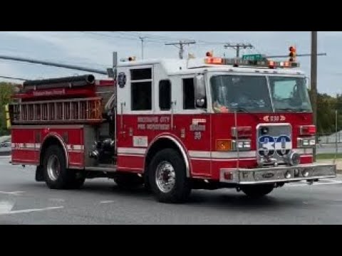 Baltimore City Engine 30 Responding - YouTube