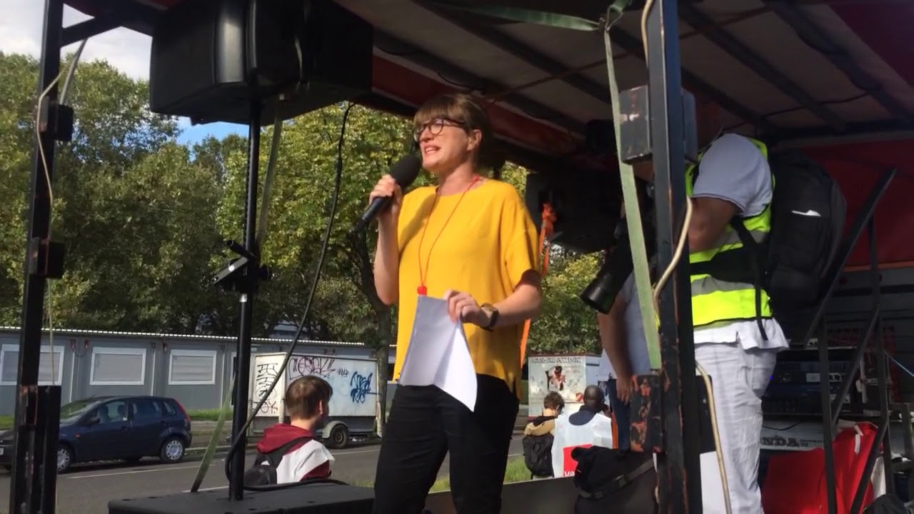 Lucy Redler für mehr Personal im Krankenhaus - YouTube