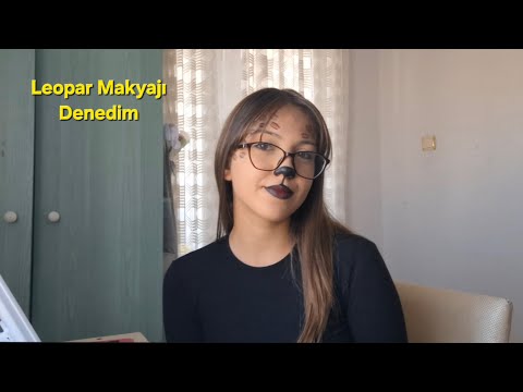  🐆 Leopar Makyajı Denedim | İlk Denemem Nasıl Oldu?😄✨